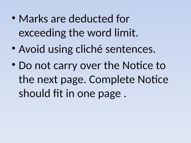 Notice Writing ppt which will help students. | PPTX