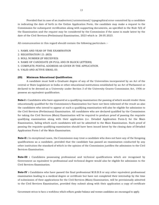 UPSC Notification 2023 | PDF