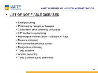 Notifiable diseases | PPTX