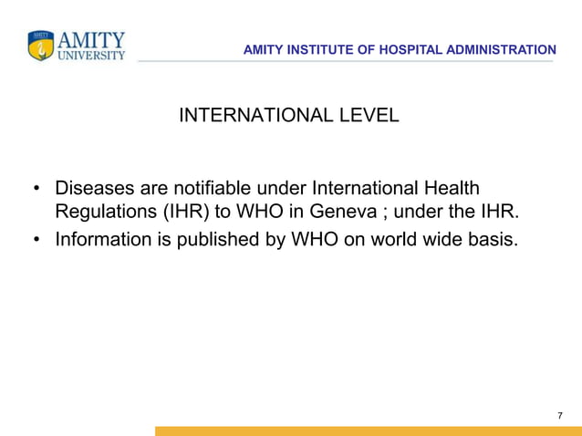 Notifiable diseases | PPTX