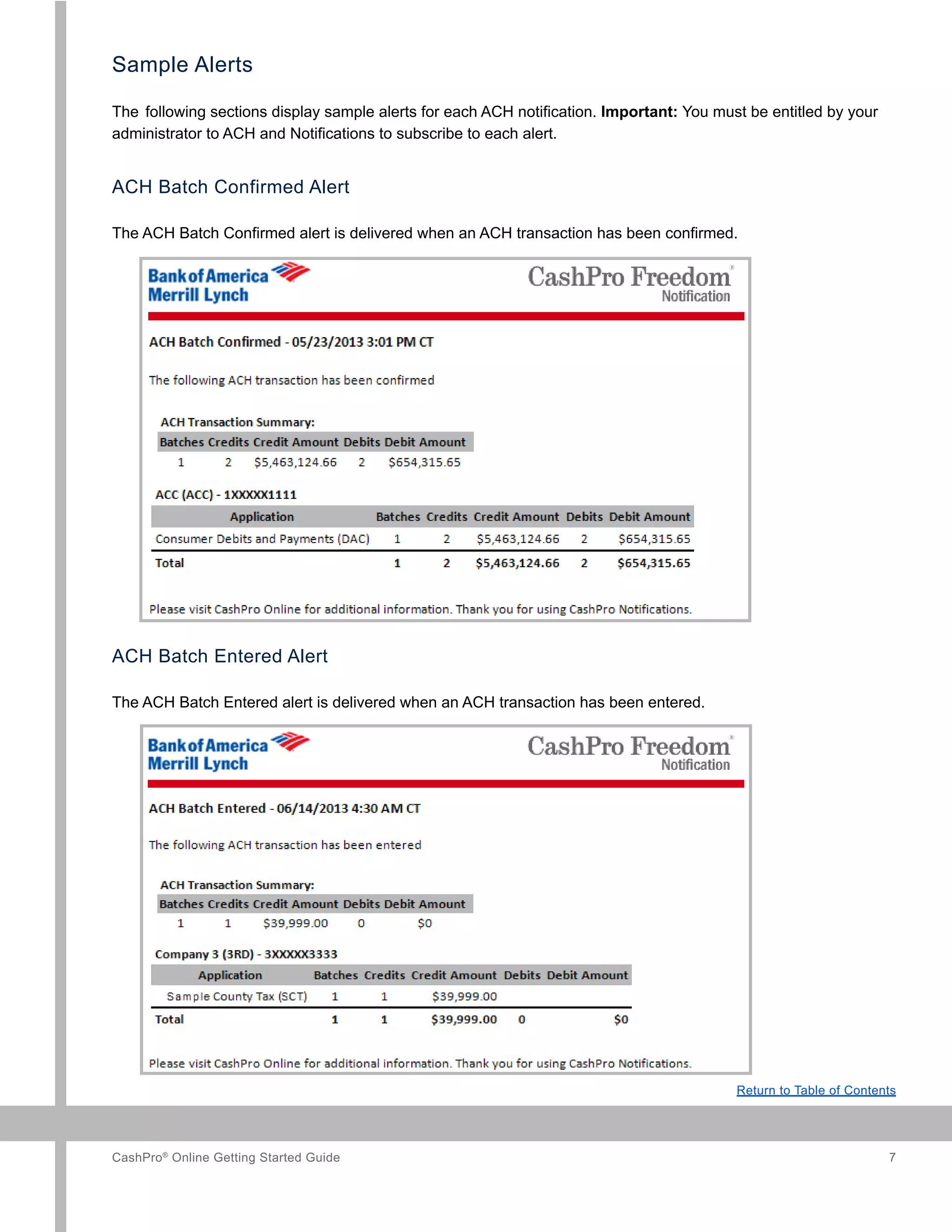 Notification - Bank of America | PDF