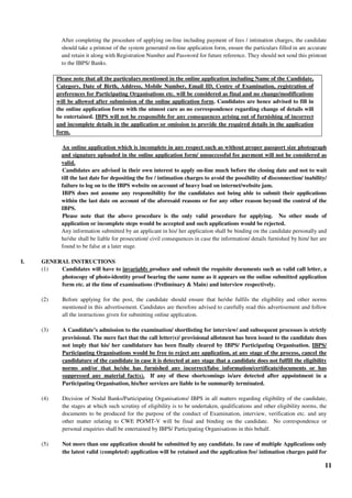 Notification ibps-po-mt-v | PDF