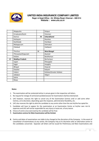 Notification uiic-assistant-posts | PDF | Eldercare | Family and ...