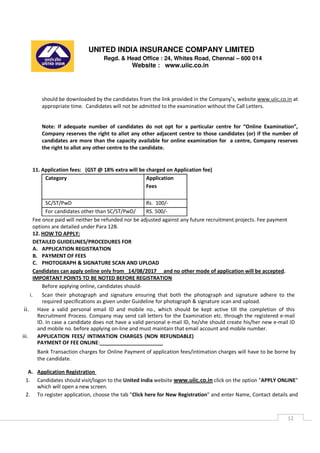 Notification uiic-assistant-posts | PDF | Eldercare | Family and ...