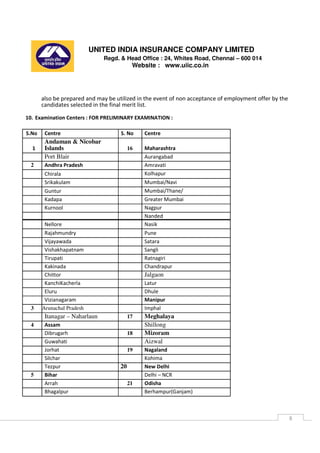 Notification uiic-assistant-posts | PDF | Eldercare | Family and ...