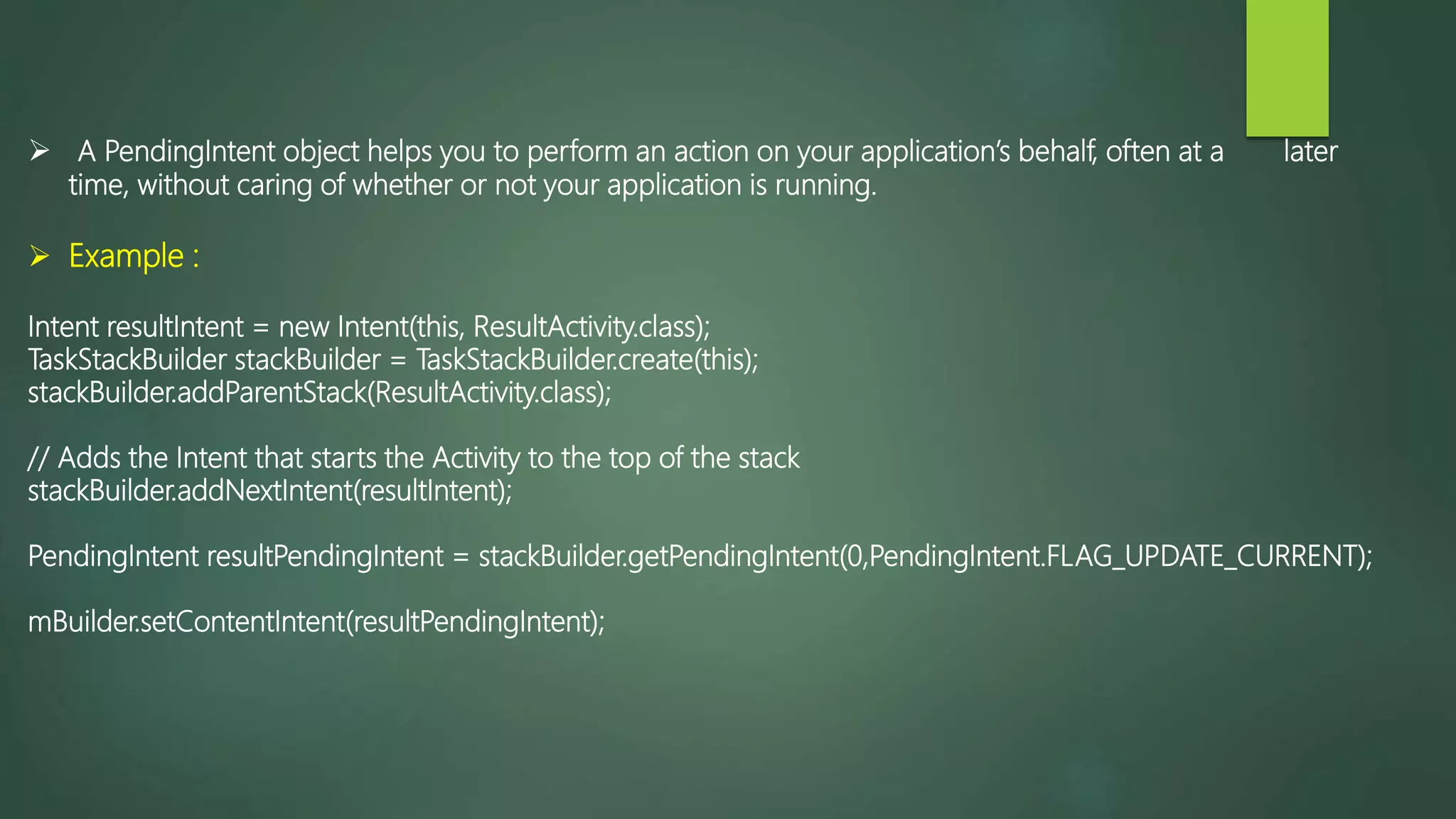 Notification android | PPTX