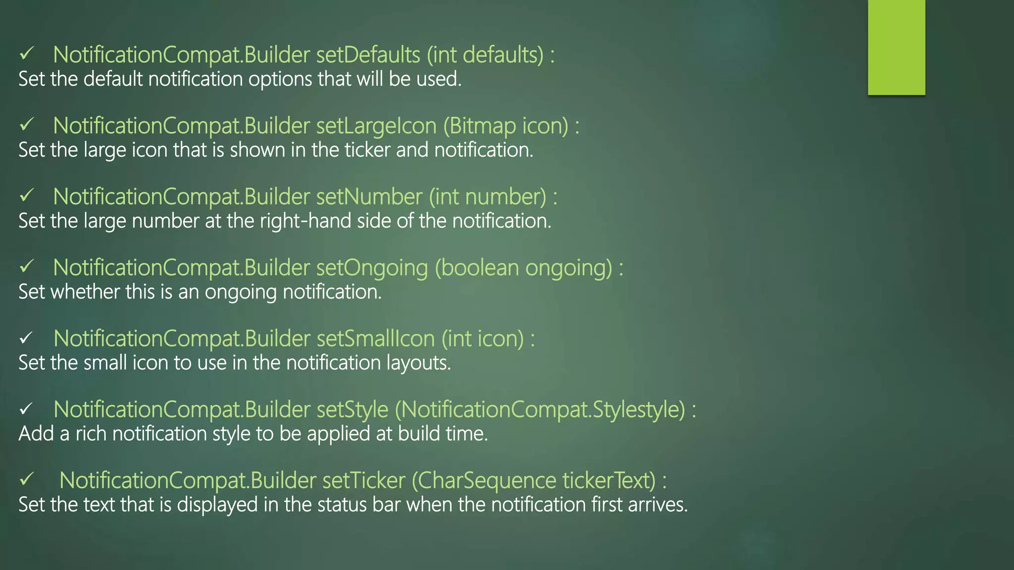 Notification android | PPTX