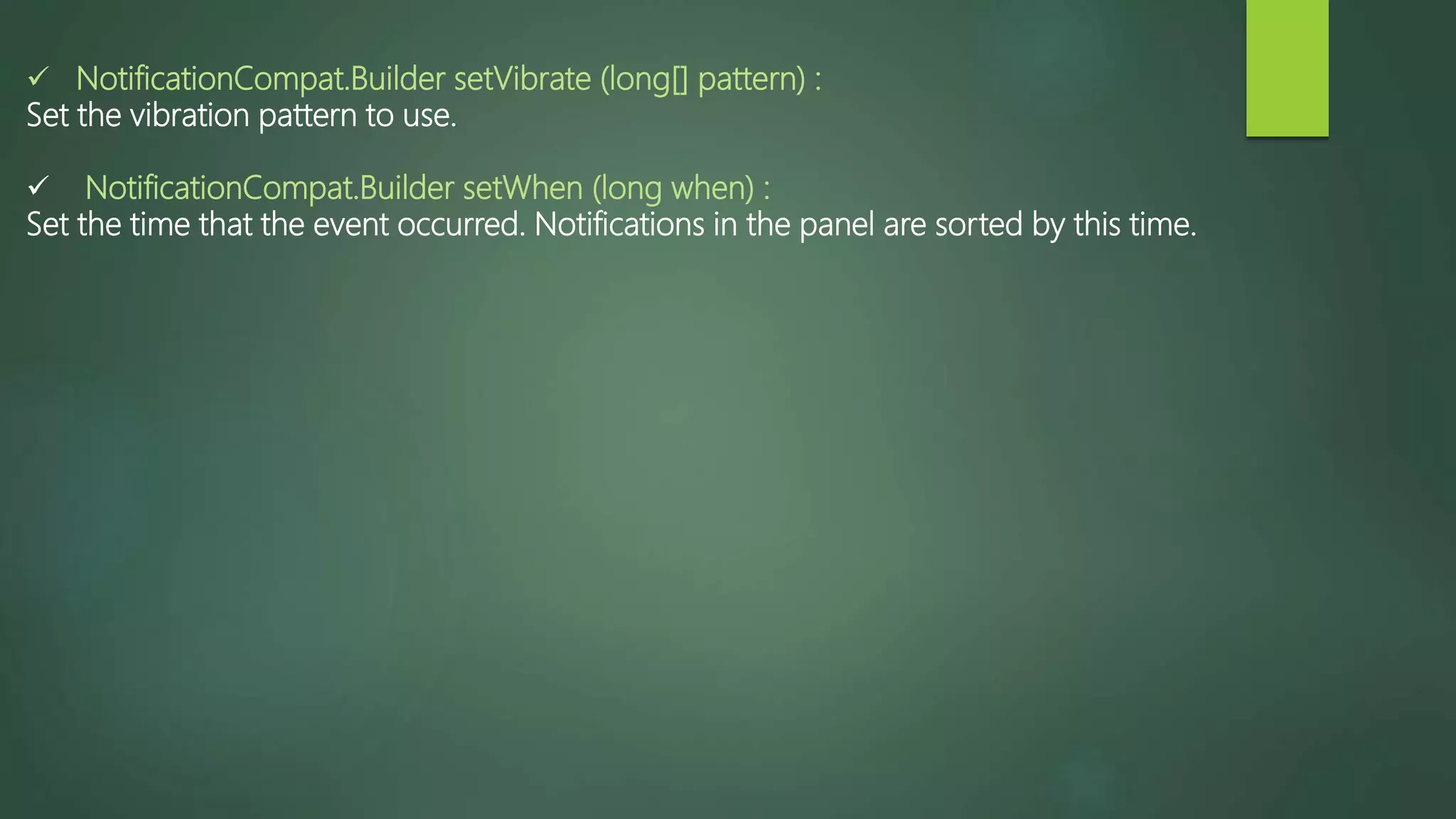 Notification android | PPTX