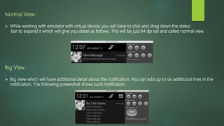 Notification android | PPTX