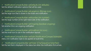 Notification android | PPTX