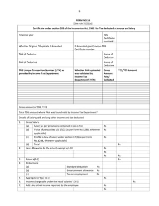 TDS NEW SYSTEM | PDF