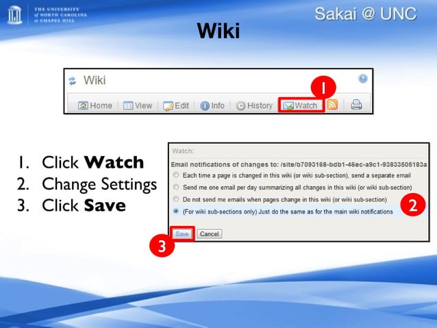 Modify Email Notifications Settings | PPT