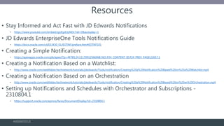 How to Set Up Notifications in Oracle JD Edwards Orchestrator | PPTX