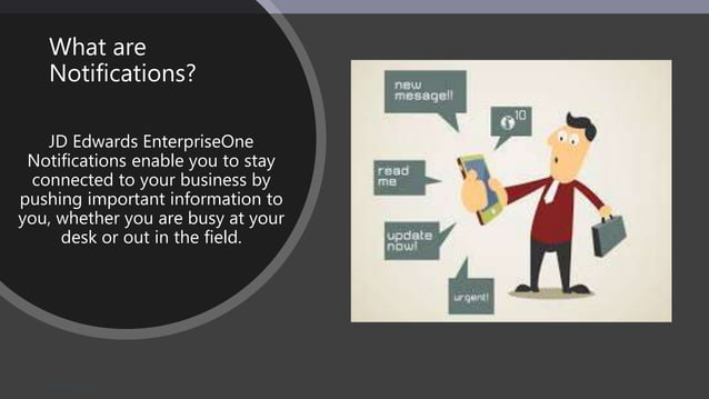 How to Set Up Notifications in Oracle JD Edwards Orchestrator | PPTX