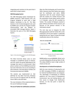 MARN Experience on the Development of Notification & Alert Systems | PDF