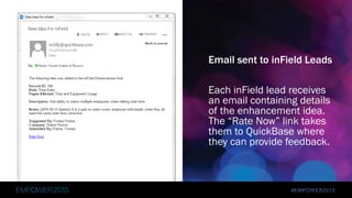 Notifications: Keep Your Team Moving with Perfect Reminders and Subscription in QuickBase | PPT
