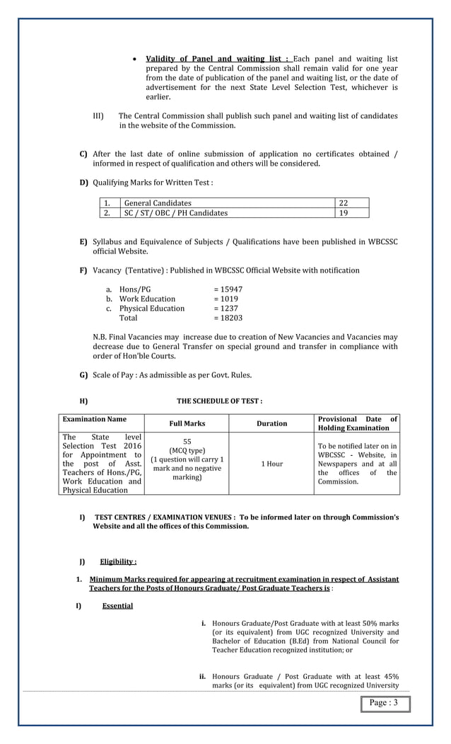 Notification slst 0912_2016 | PDF