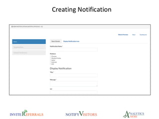 NotifyVisitors Browser Push Notifications | PPT