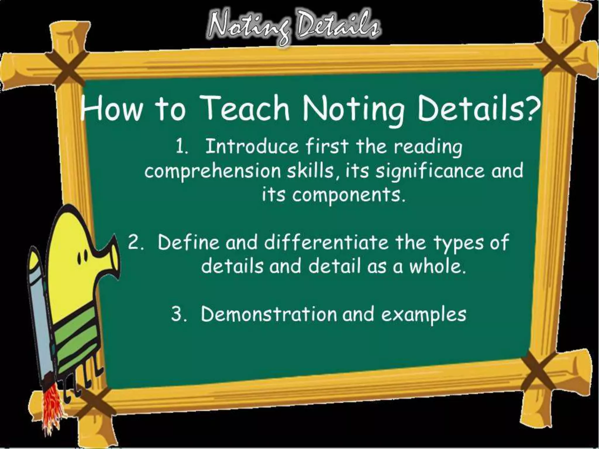 Developmental Reading 2- Noting Details | PPTX
