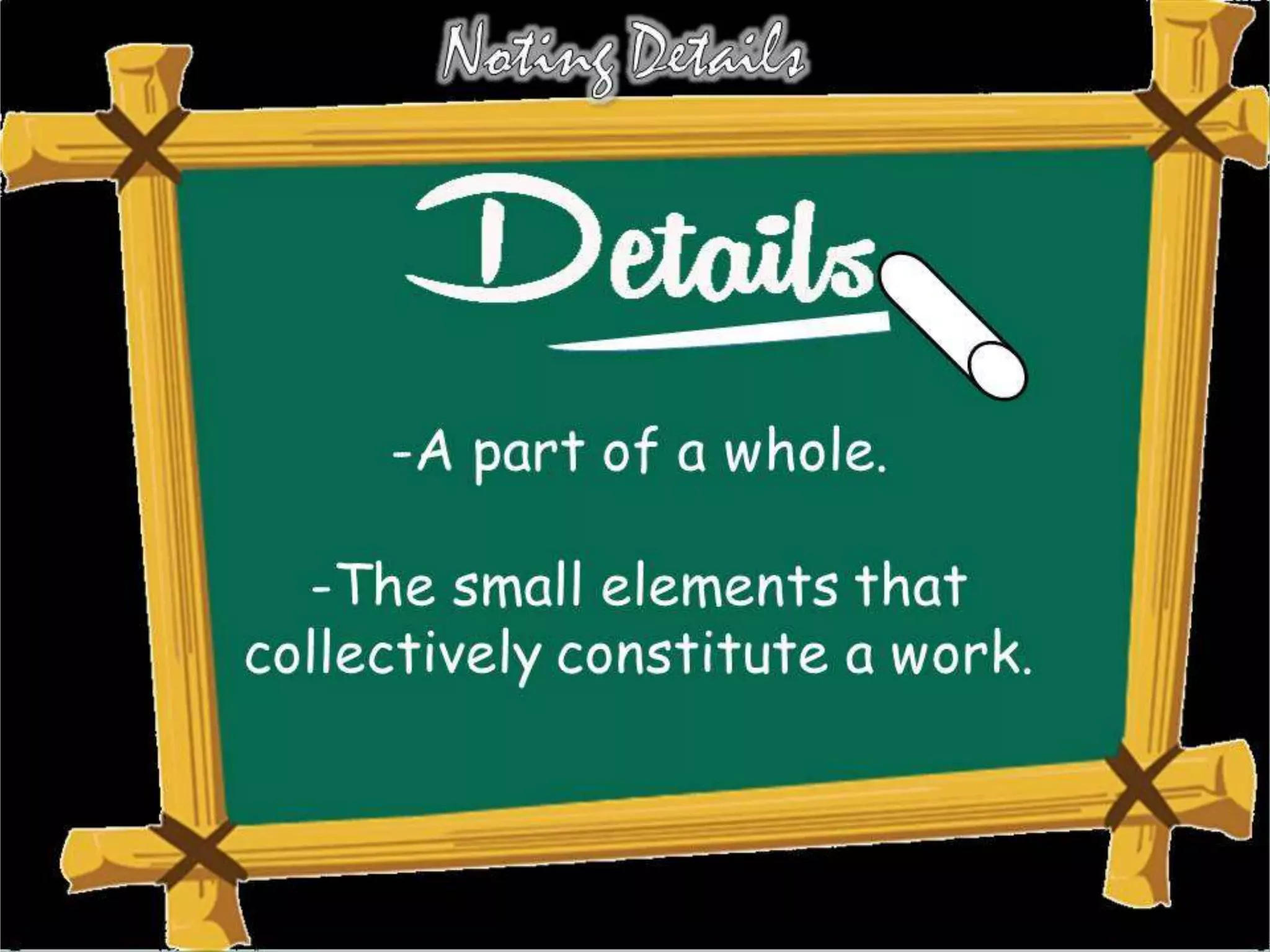 Developmental Reading 2- Noting Details | PPTX