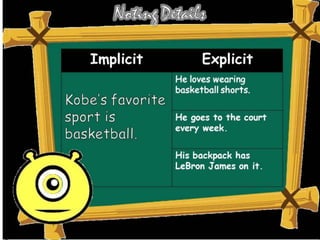 Developmental Reading 2- Noting Details | PPTX