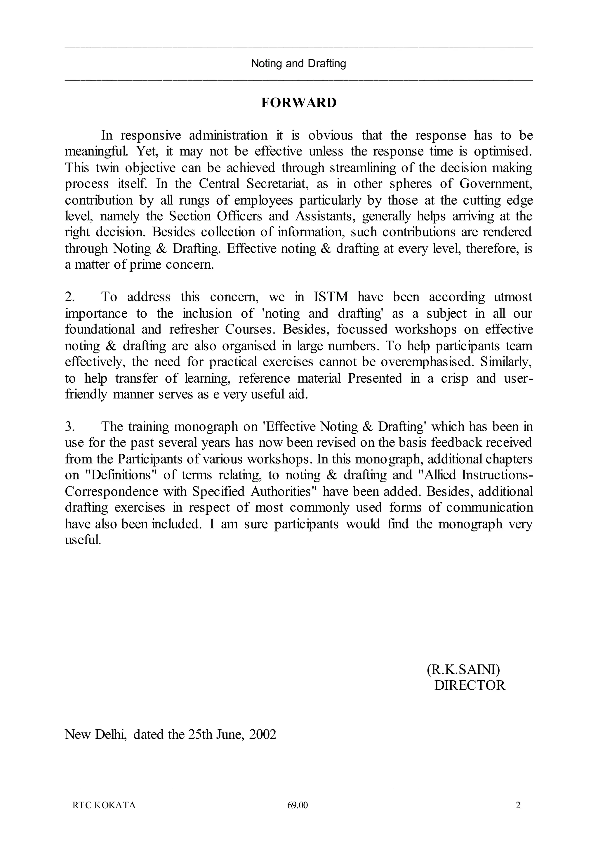 Noting & Drafting.doc