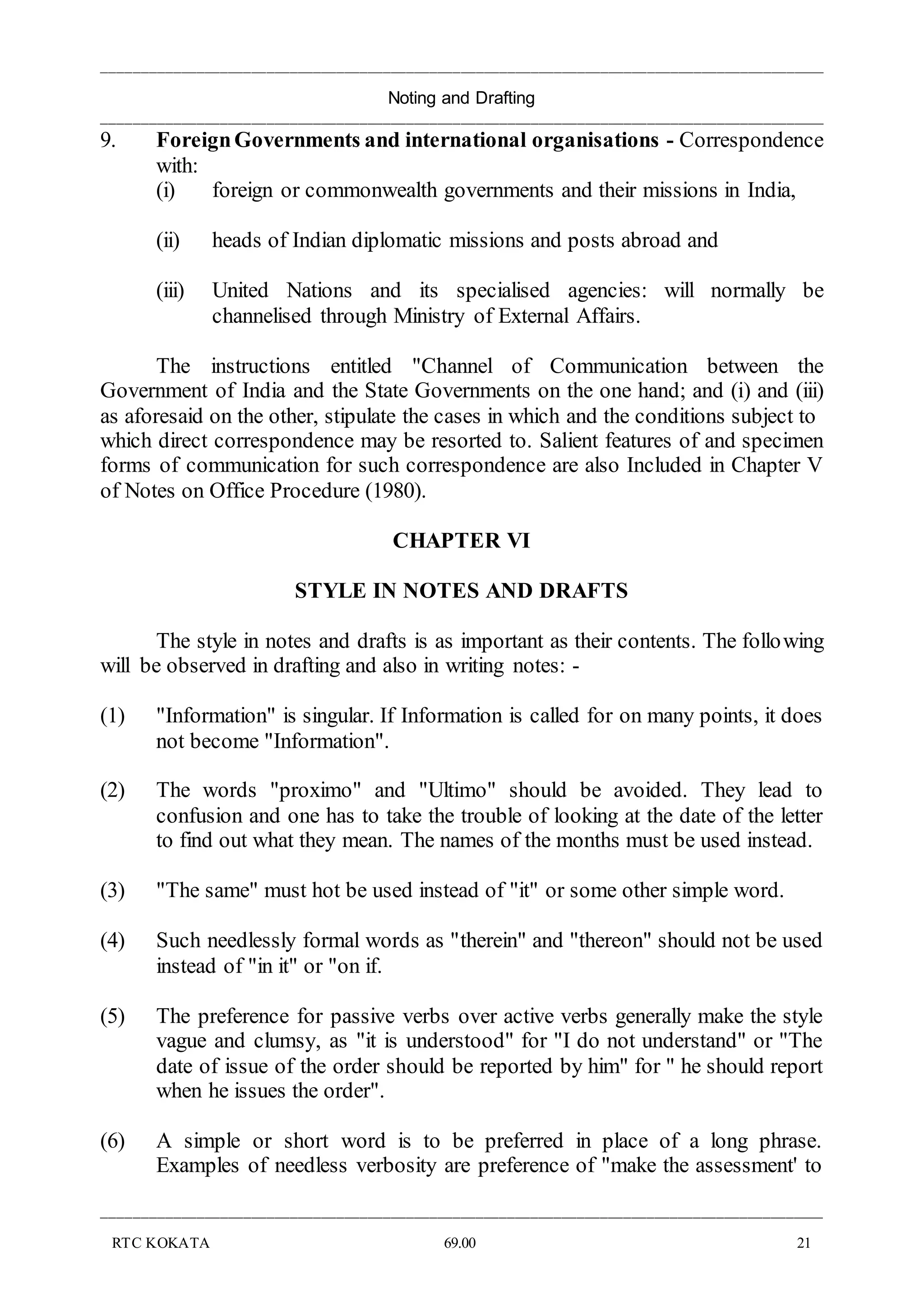 Noting & Drafting.doc