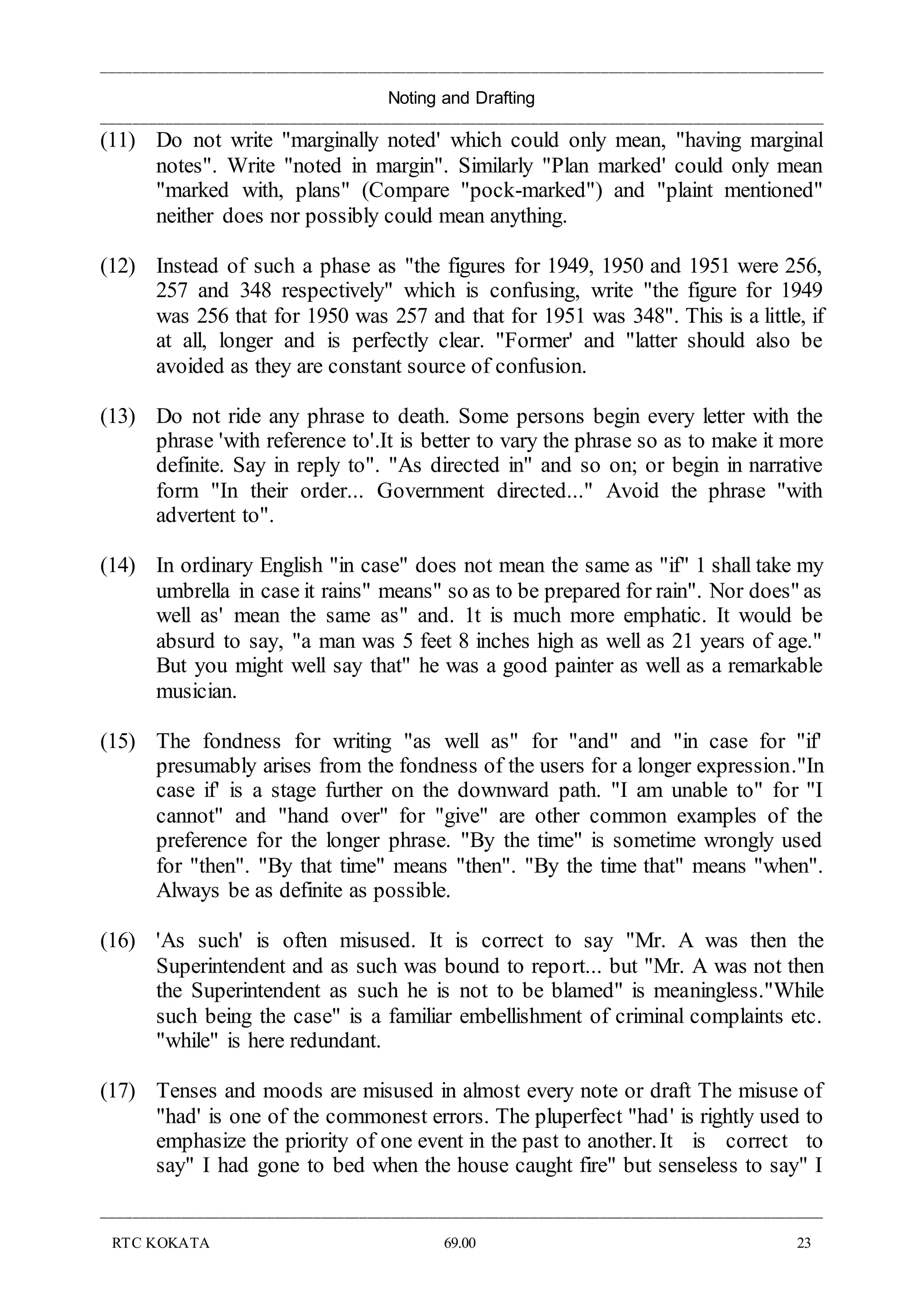 Noting & Drafting.doc