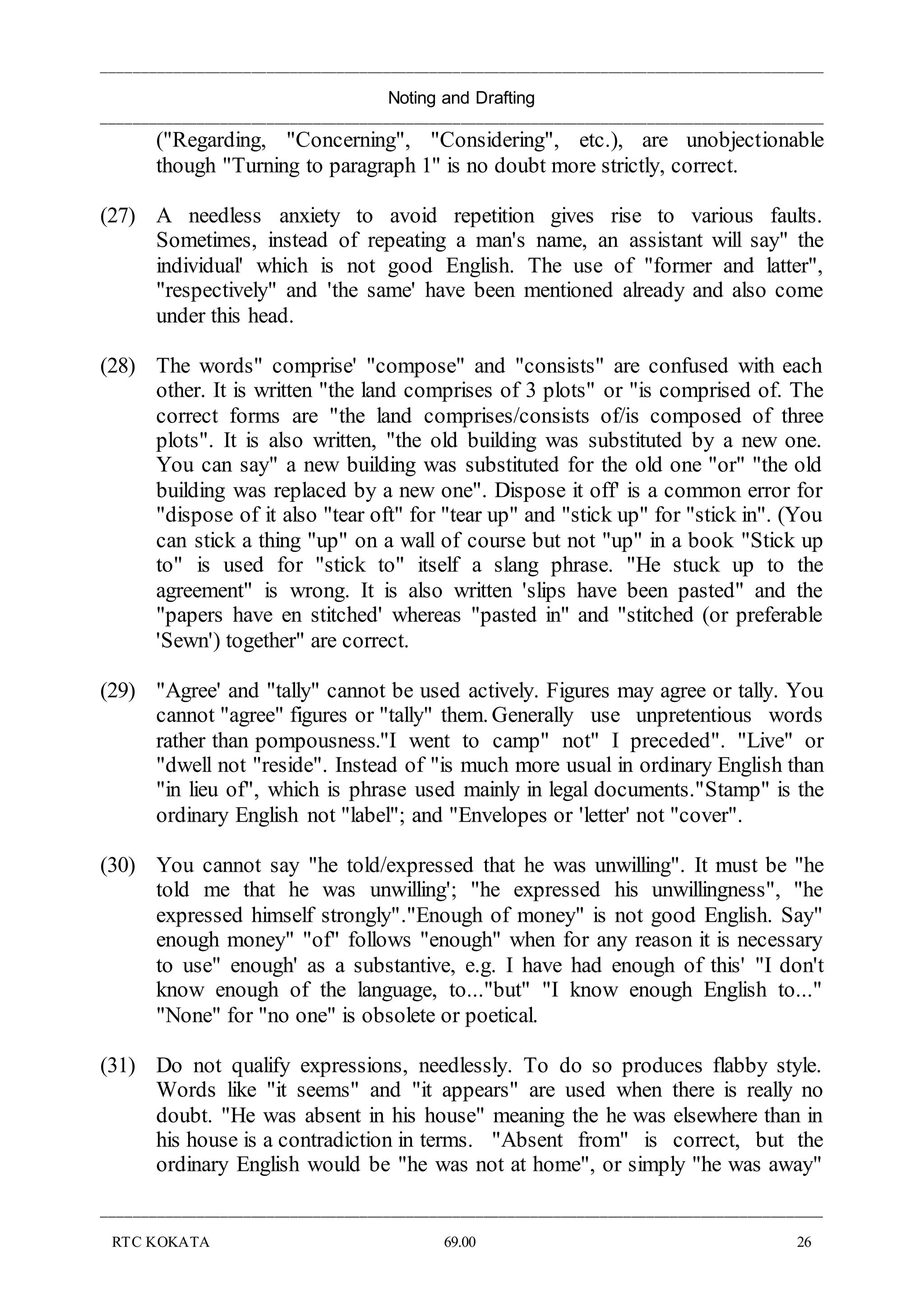 Noting & Drafting.doc