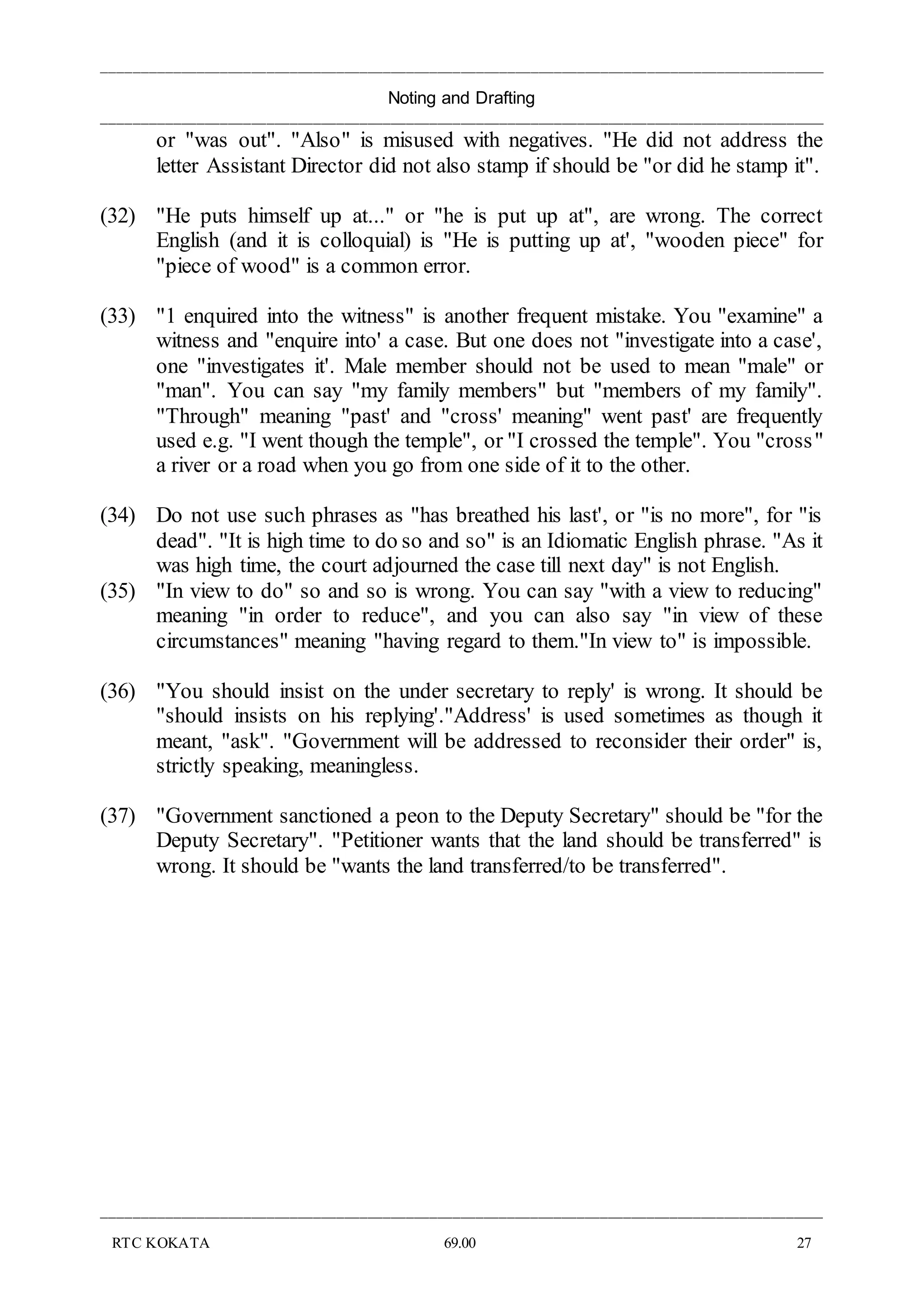 Noting & Drafting.doc