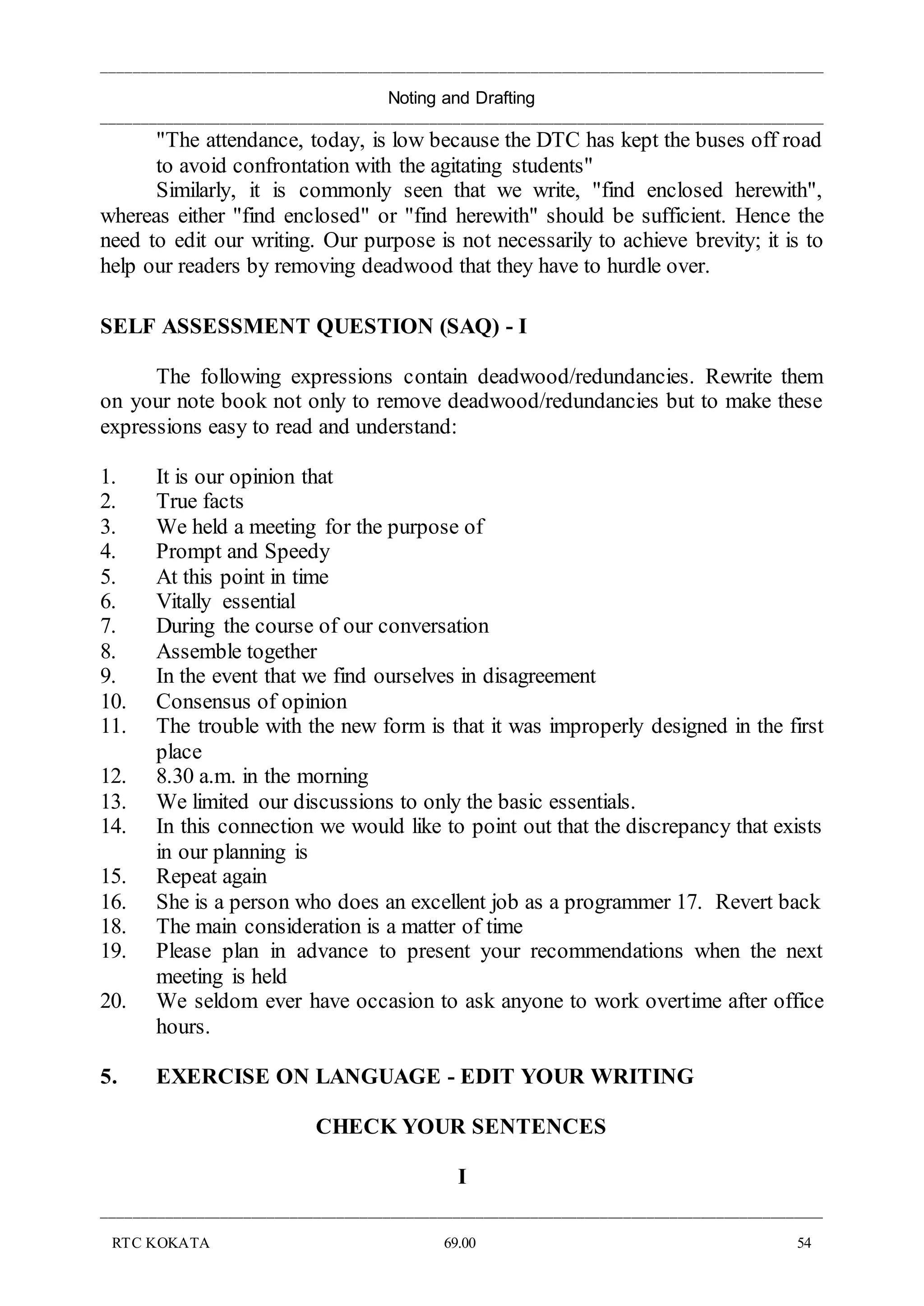 Noting & Drafting.doc