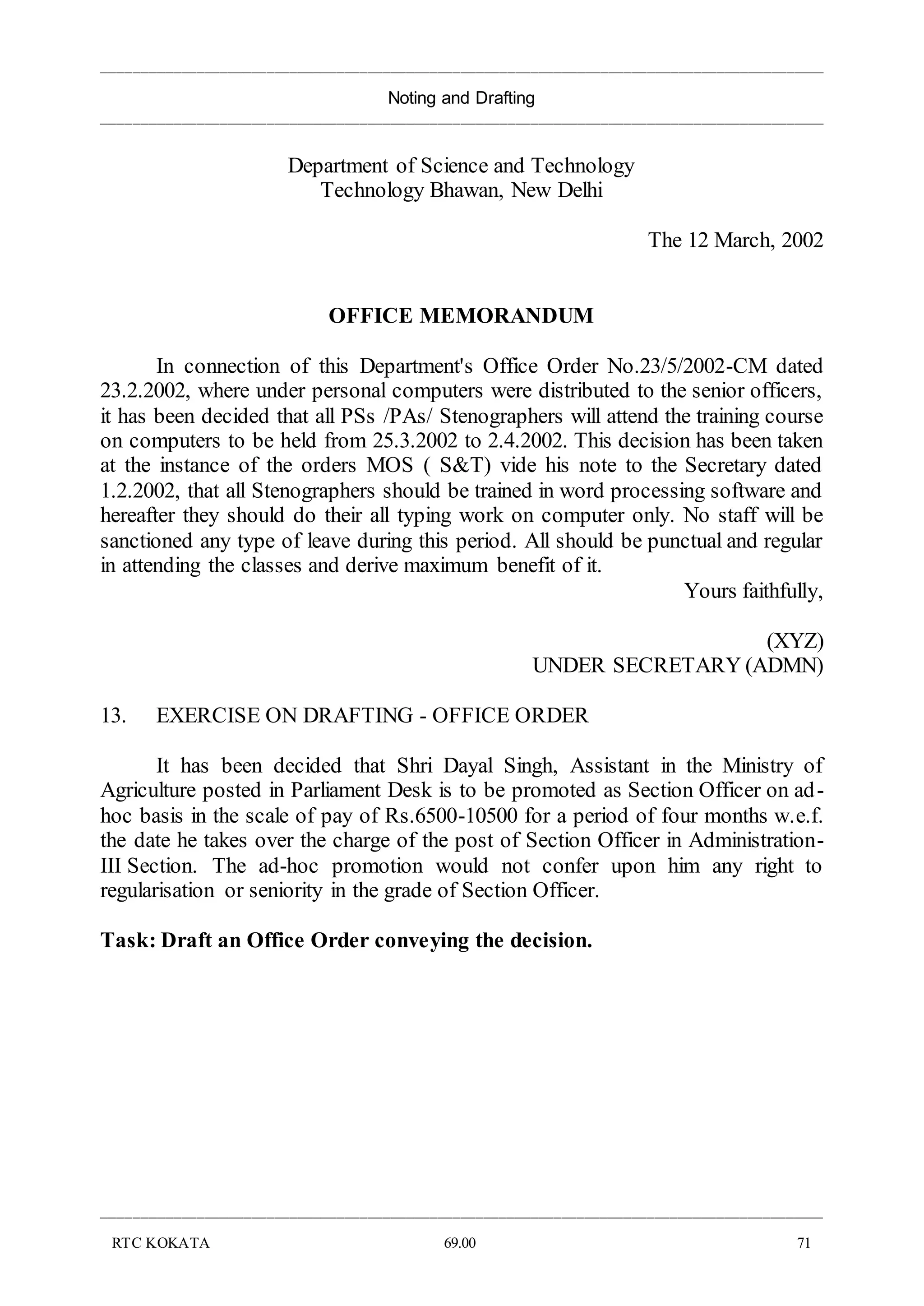 Noting & Drafting.doc