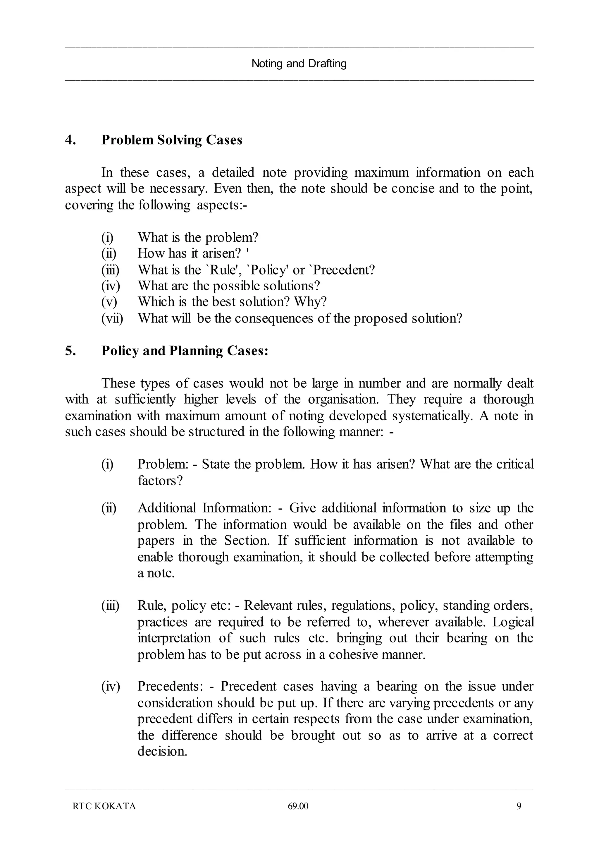 Noting & Drafting.doc