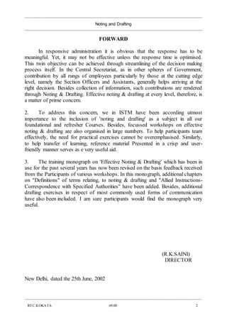 Noting & Drafting.doc
