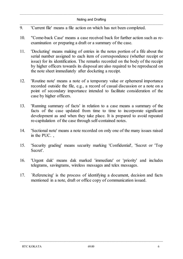 Noting & Drafting.doc