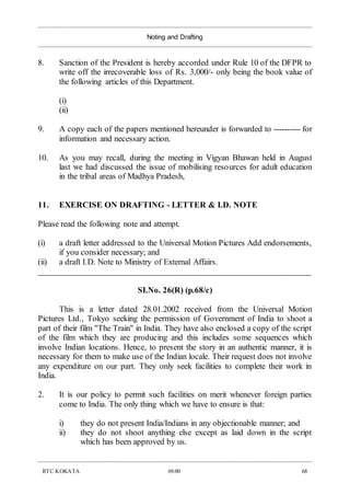 Noting & Drafting.doc