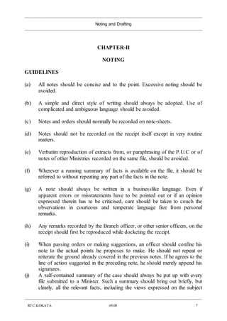 Noting & Drafting.doc