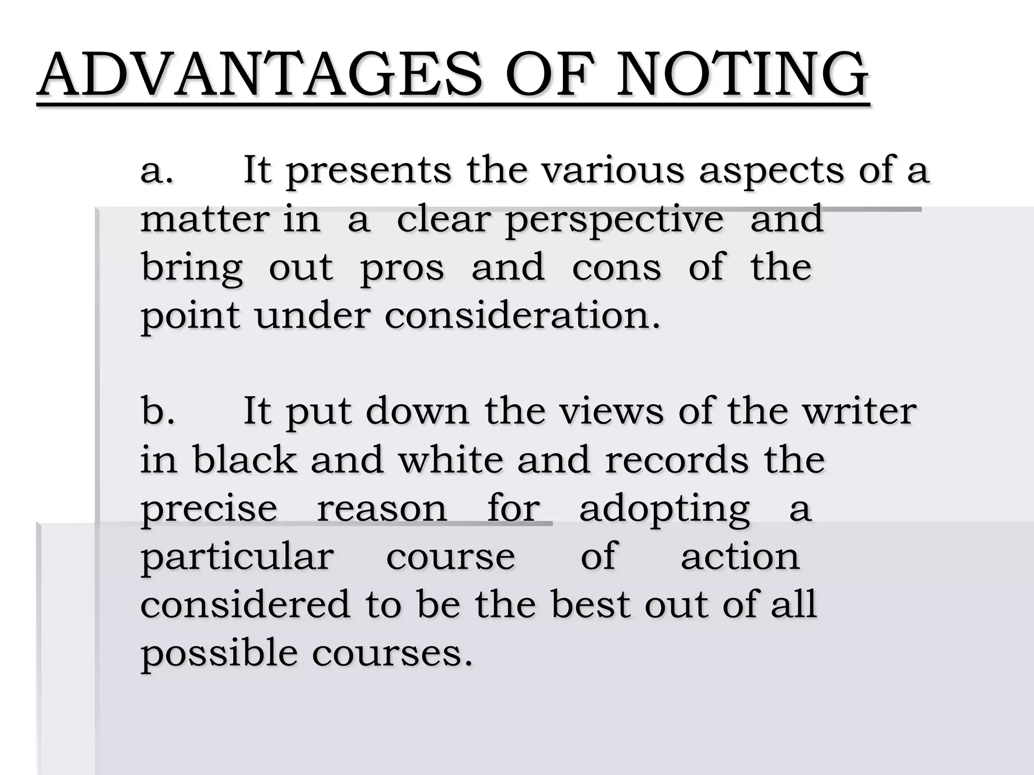 NOTING SECRETARIAT2.ppt