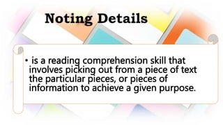 NOTING SIGNIFICANT DETAILS.pptx