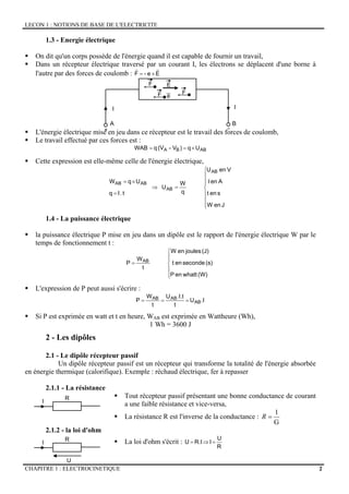 Les Notions De L’electricité Pdf – PING