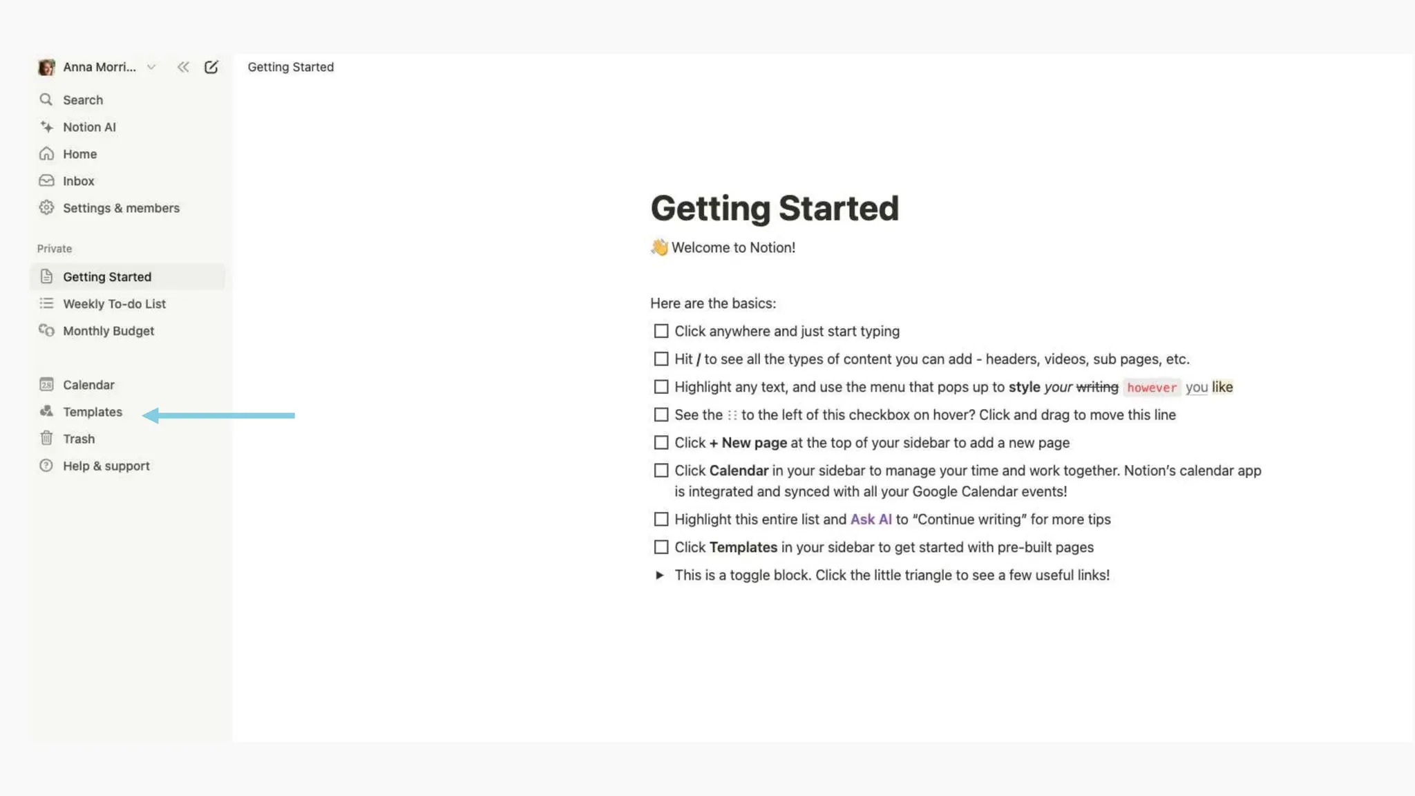 Notion - tips and tricks to get you started | PPTX | Desktop Publishing | Computer Software and ...