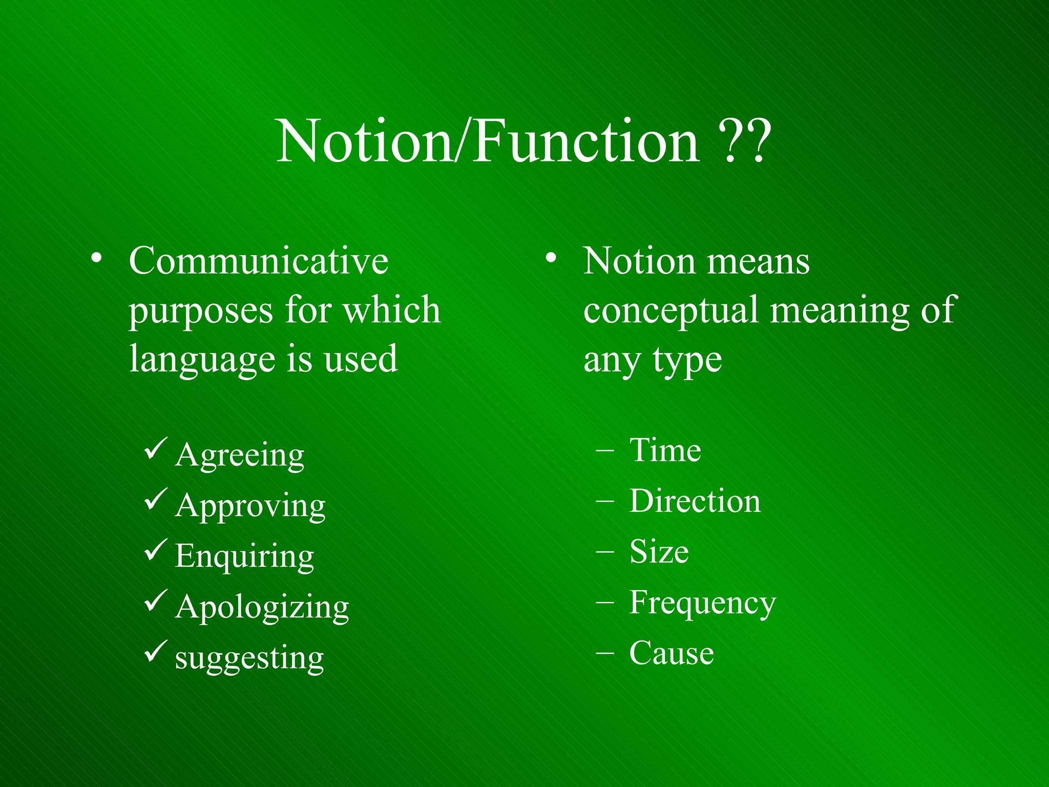 Notional functional syllabus design | PPT