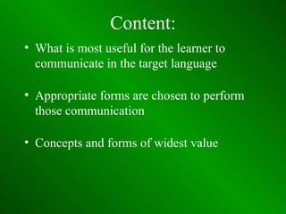 Notional functional syllabus design | PPT