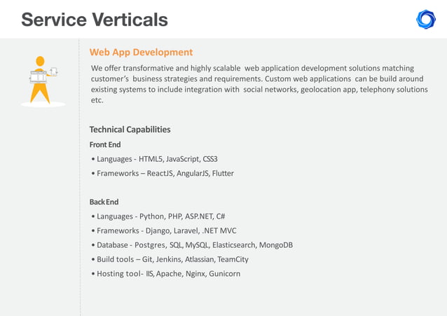 Notionmind Service Verticals | PPT