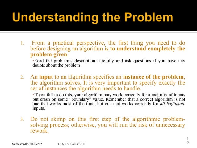 Notion Of An Algorithm Ppt