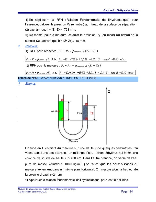 meilleur Exercices Mécanique Des Fluides Pics - Bts cpi meilleur Exercices Mécanique Des Fluides Pics - Bts cpi