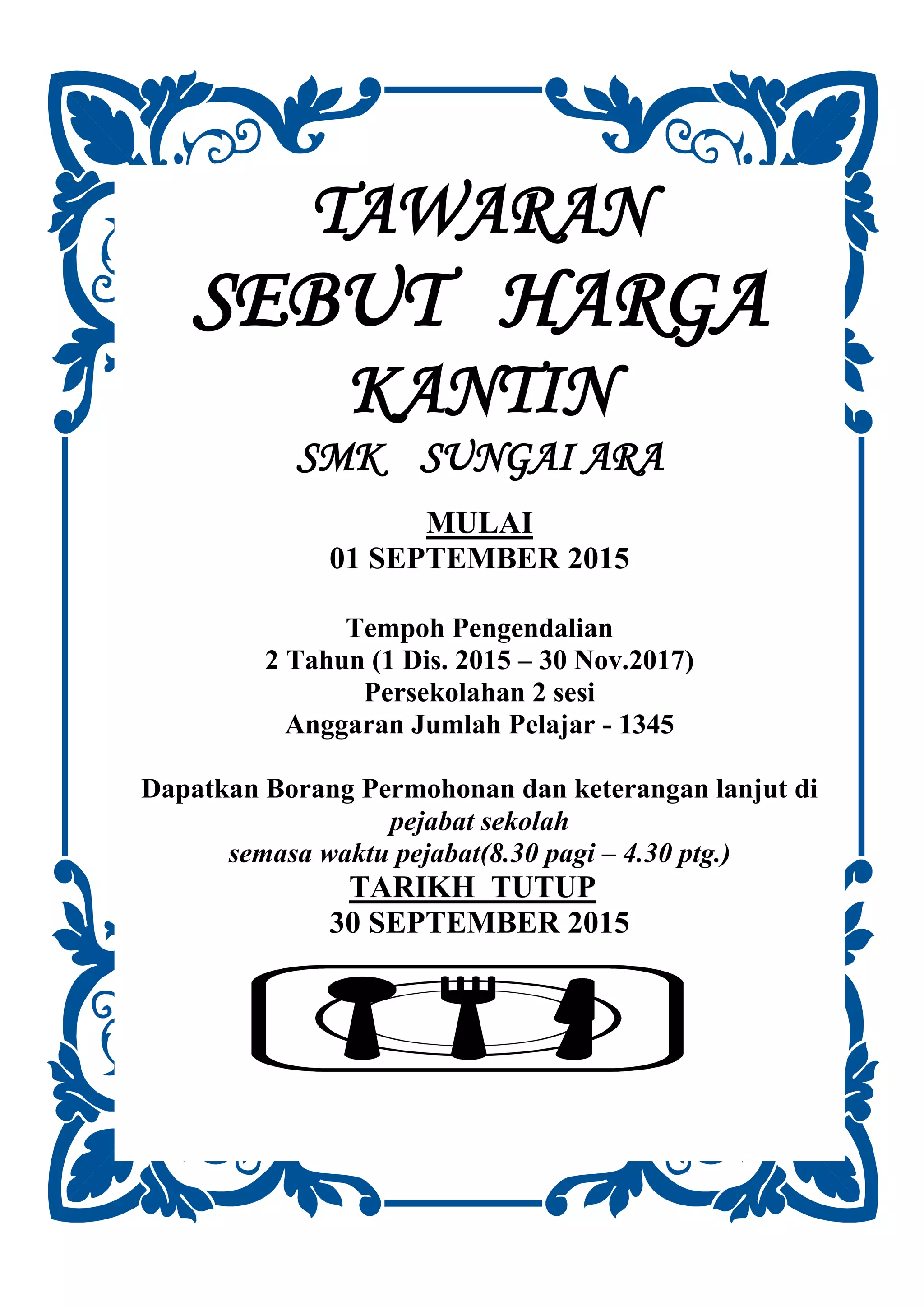 Notis tender | PDF