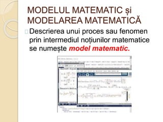 Notiune de model si modelare | PPTX