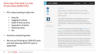 Not Just a necessary evil, it’s good for business: implementing PCI DSS ...