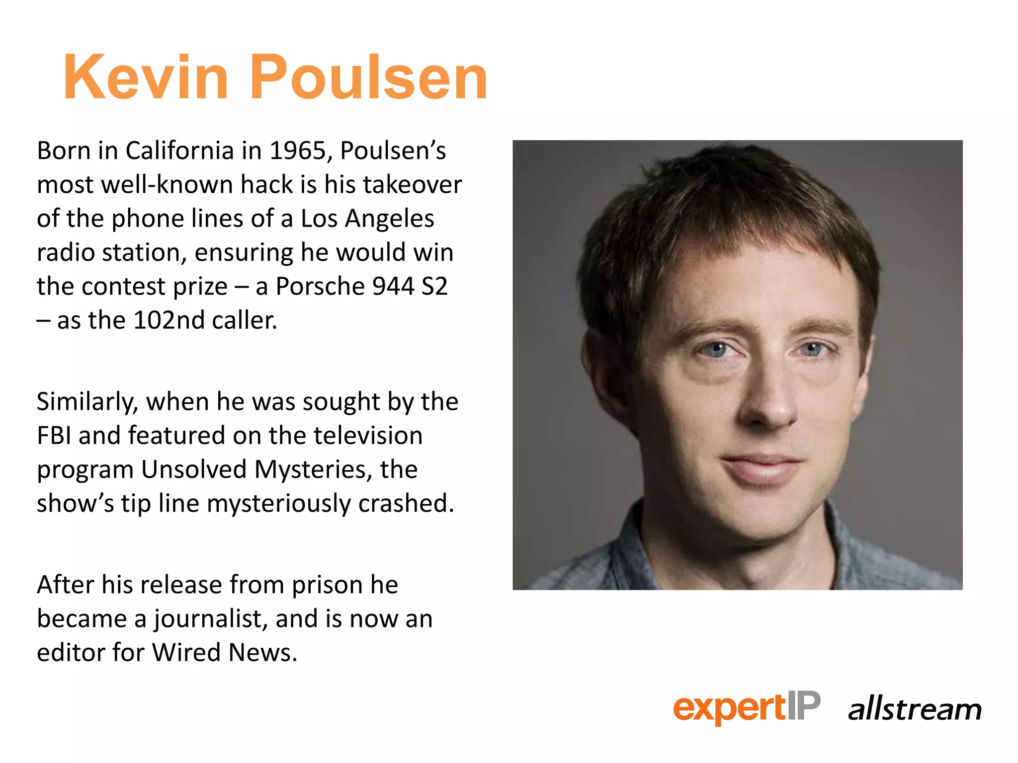 History's most notorious hackers | PPTX